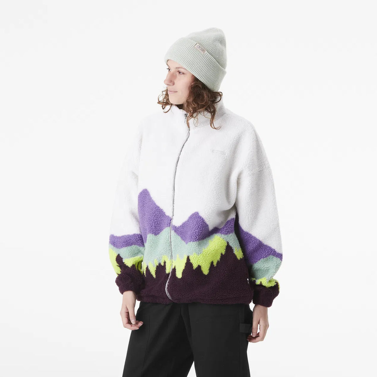 Picture Nyss Zip Fleece - Purple Mountains – troggs.com